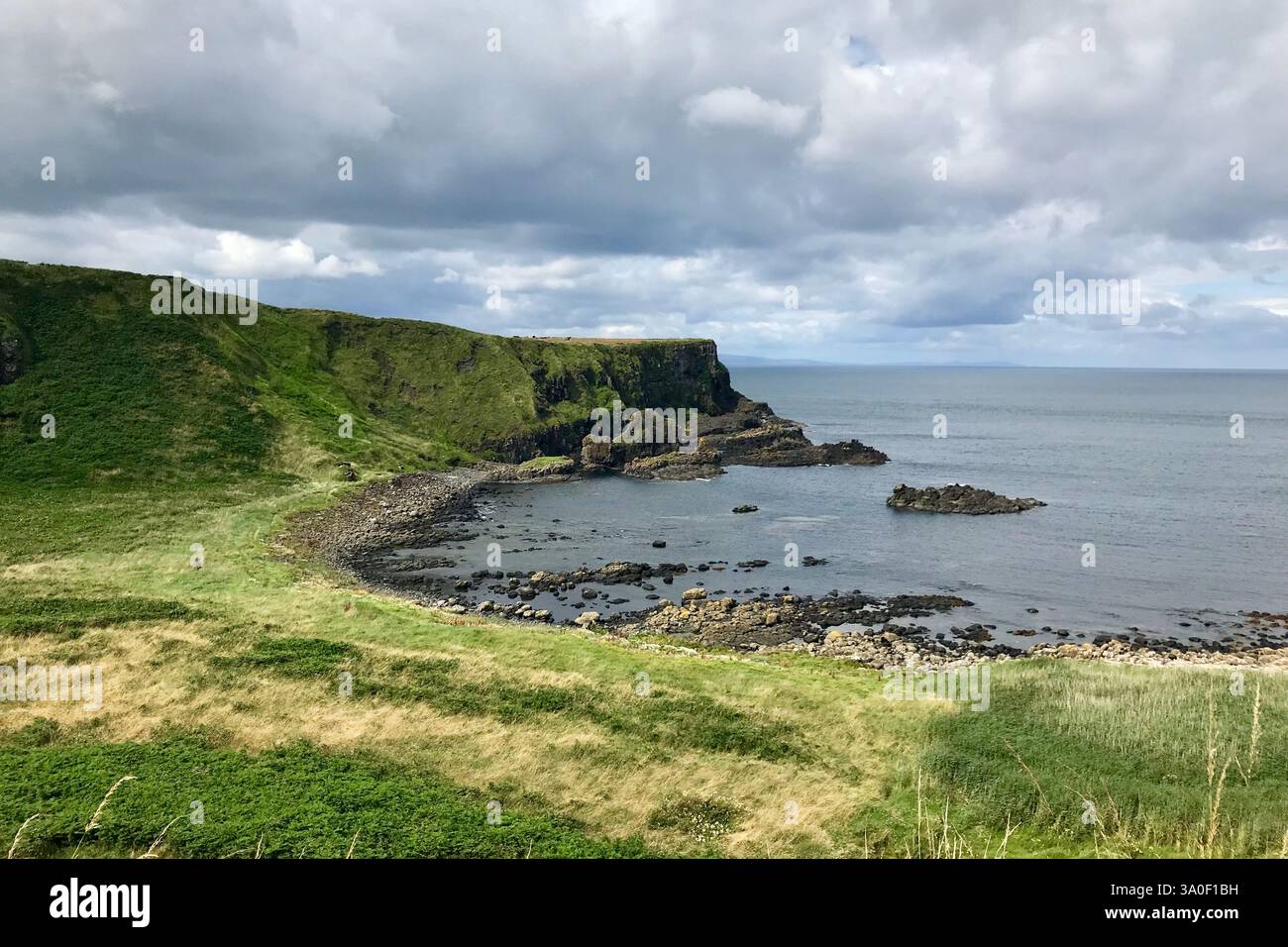 The dramatic coastal part of Northern Ireland Giant’s Causeway with its ...