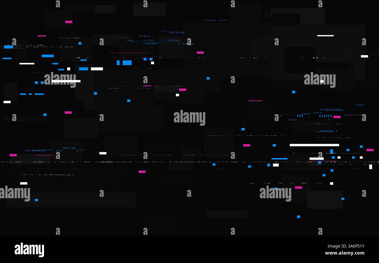 Glitch color pixels. Modern distorted texture with random lines and ...