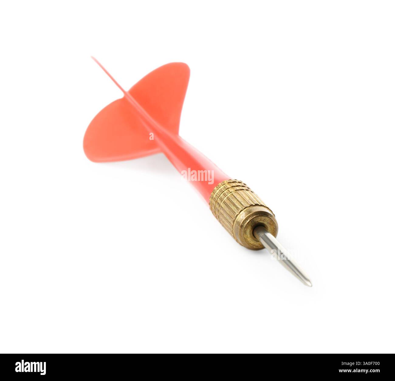One red dart arrow isolated on white Stock Photo - Alamy