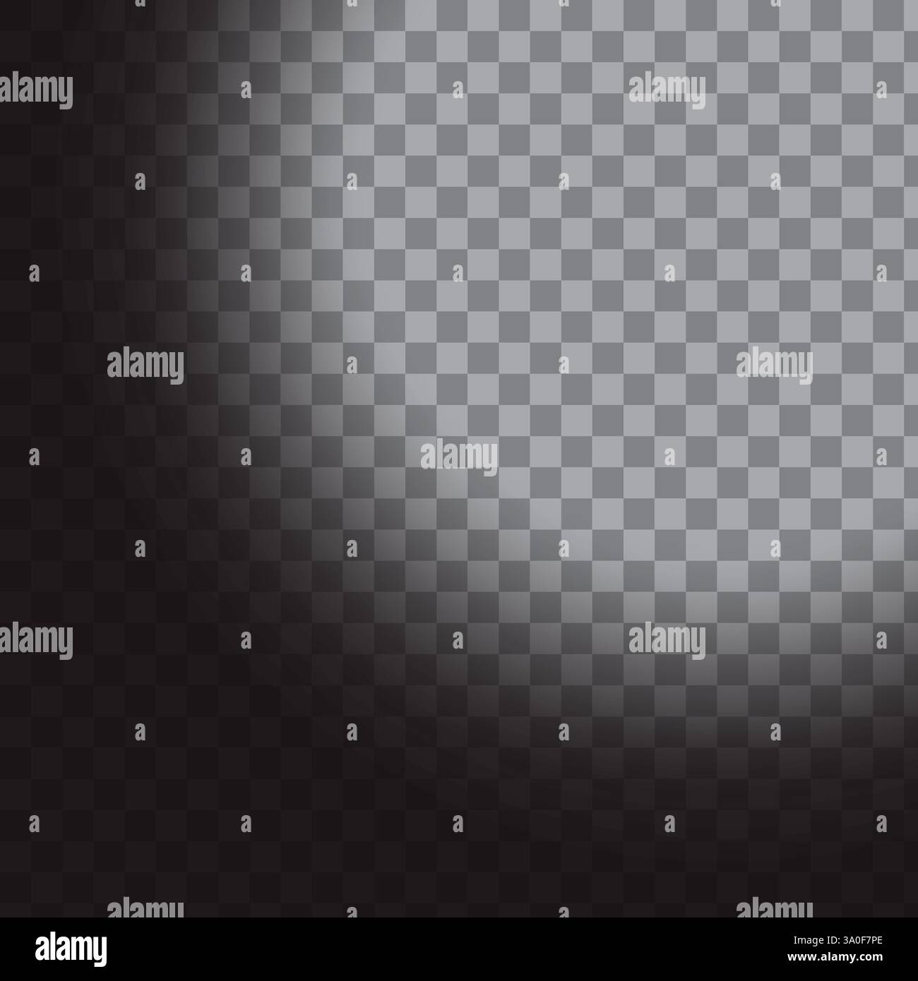 Transparent gradient overlay. Smooth shadow transition. Dark edge ...