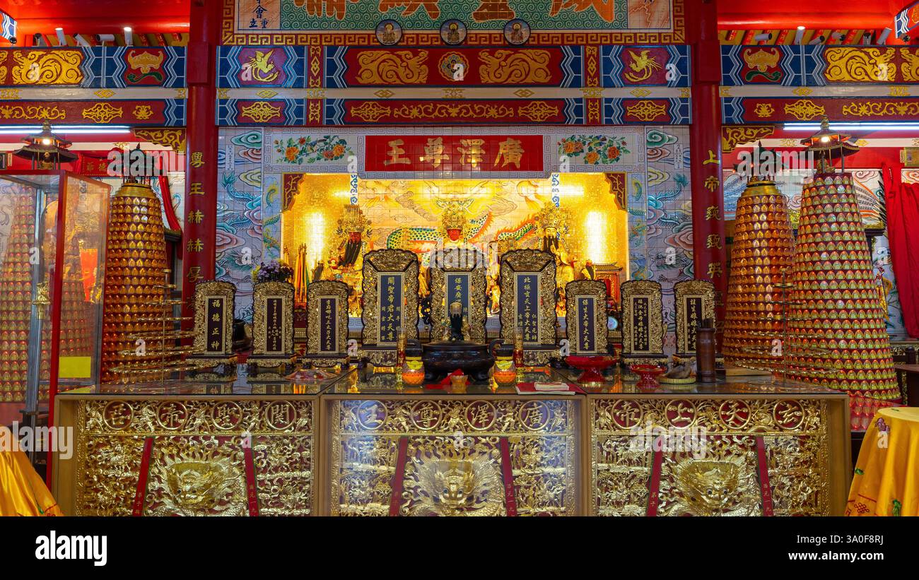 Brunei, View of the Tin Yuan Temple in Bandar Seri Begawan Stock Photo ...