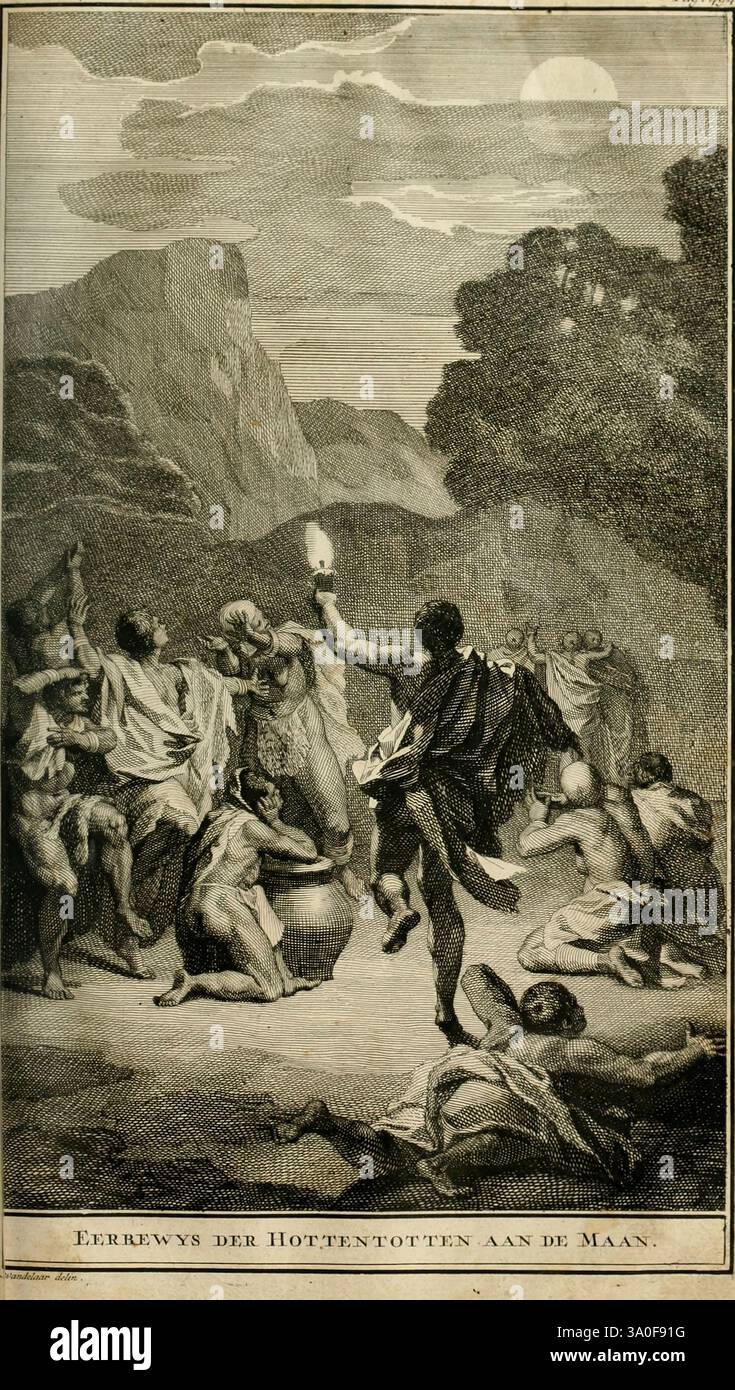 Group of figures stands in reverence hi-res stock photography and ...