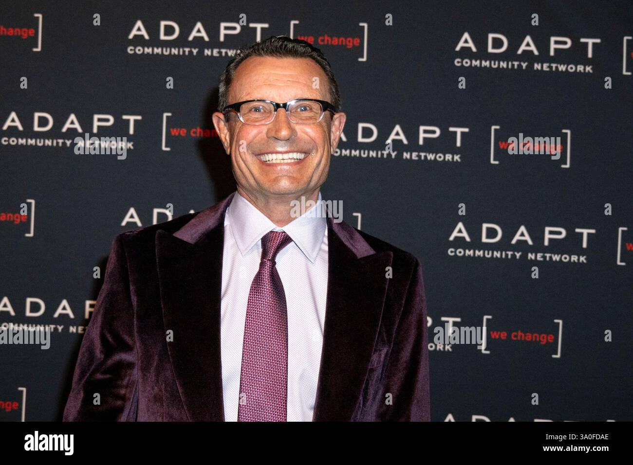 New York, USA. 03rd Mar, 2025. Mark Greatrex walks the red carpet at ...