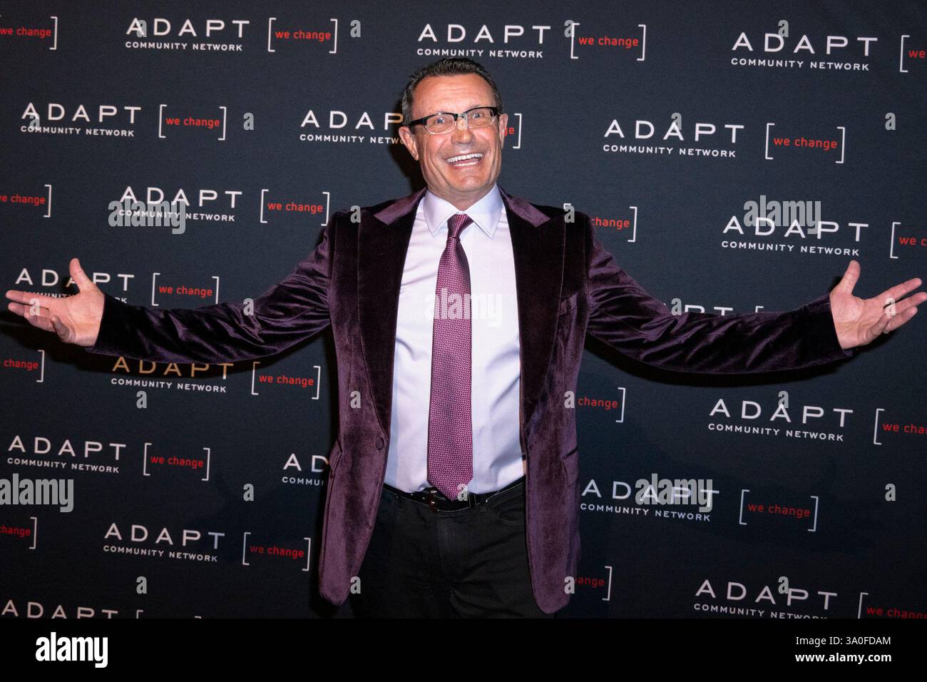 New York, USA. 03rd Mar, 2025. Mark Greatrex walks the red carpet at ...