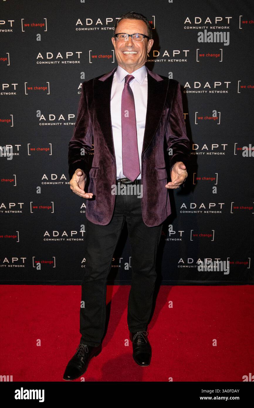 Mark Greatrex walks the red carpet at the 2025 ADAPT Leadership Awards ...