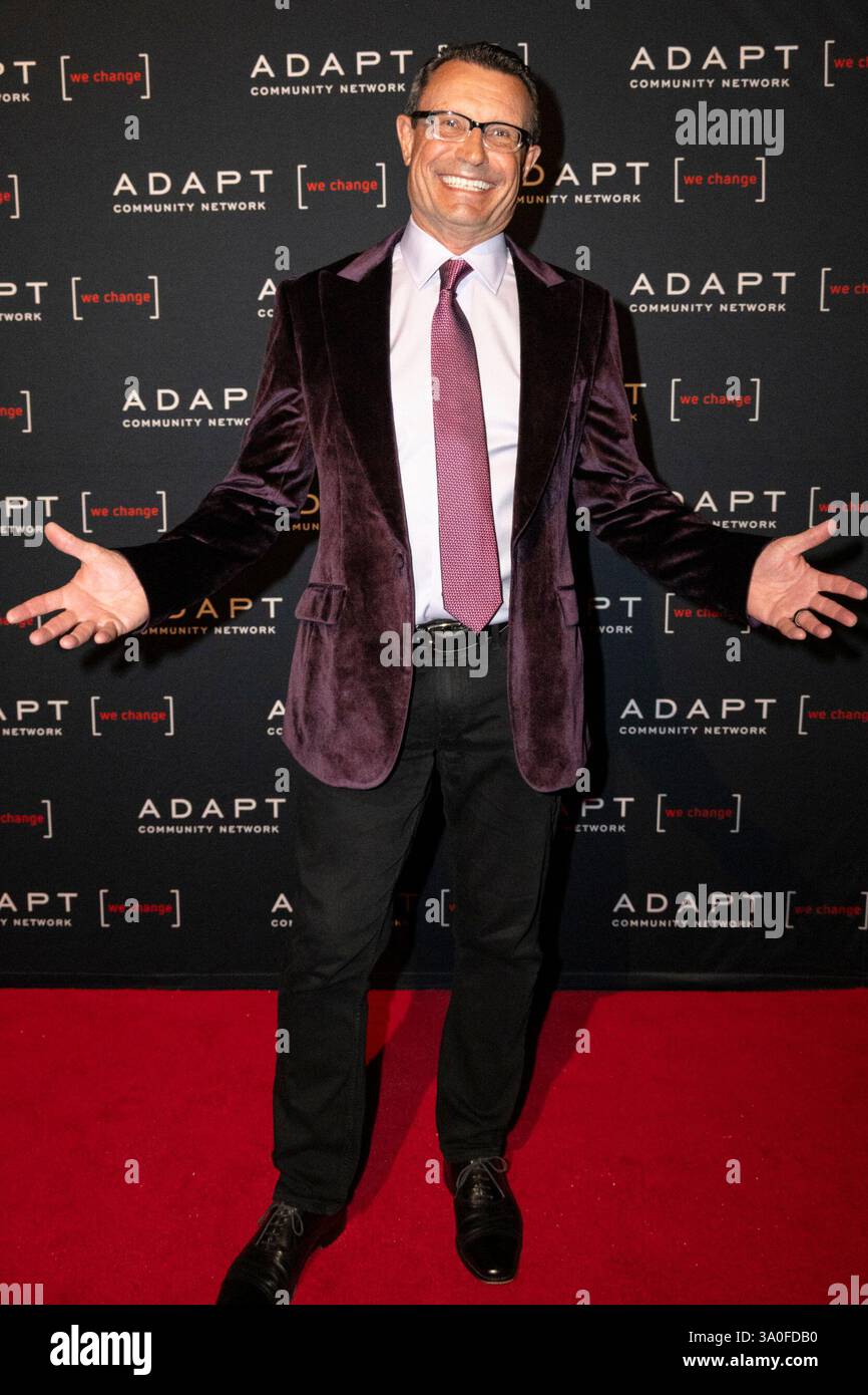Mark Greatrex walks the red carpet at the 2025 ADAPT Leadership Awards ...