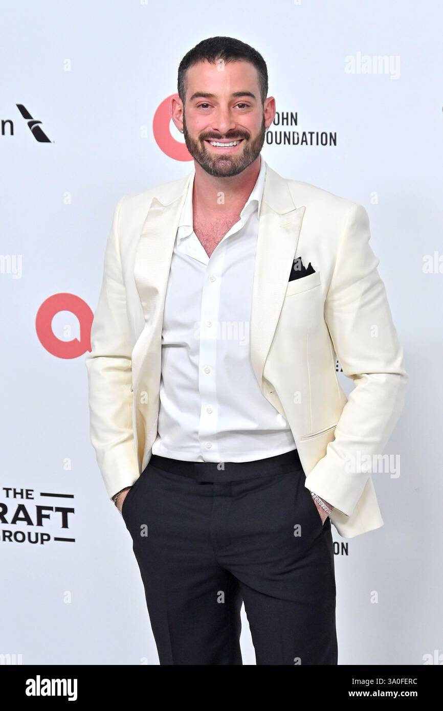 Michael Turchin at the after-party for 33rd Elton John AIDS Foundation ...