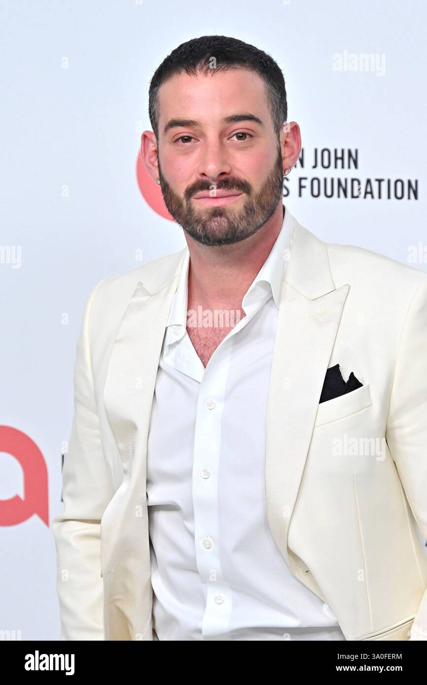 Michael Turchin at the after-party for 33rd Elton John AIDS Foundation ...