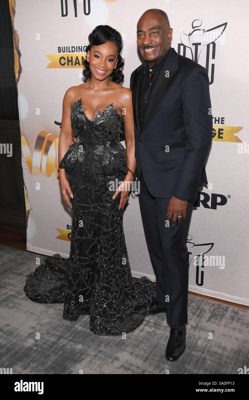 New York, USA. 03rd Mar, 2025. (L-R) Anika Noni Rose and Reggie Van Lee ...