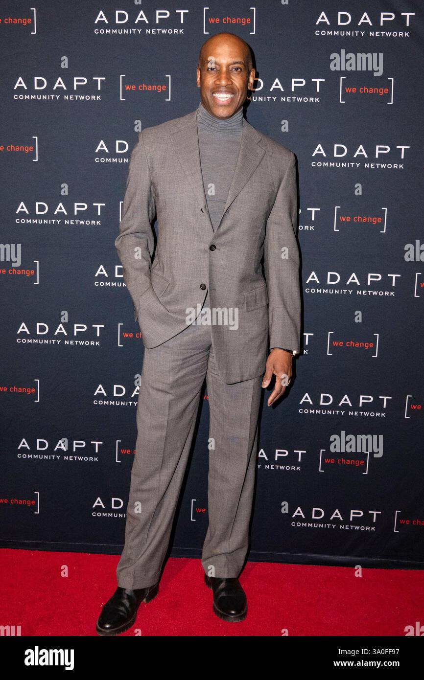 Patrick Hazelwood walks the red carpet at the 2025 ADAPT Leadership ...