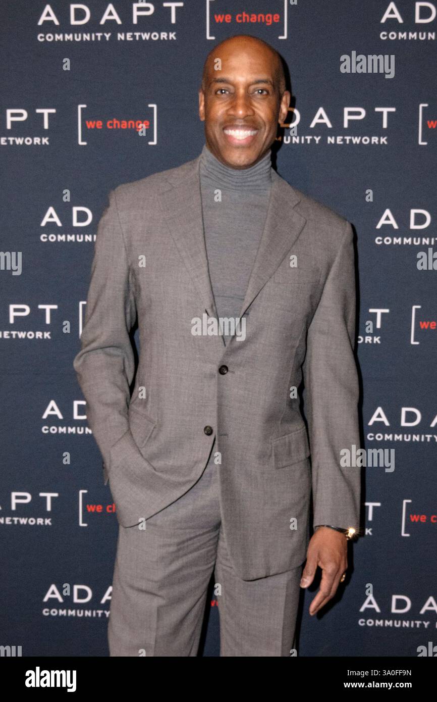 Patrick Hazelwood walks the red carpet at the 2025 ADAPT Leadership ...