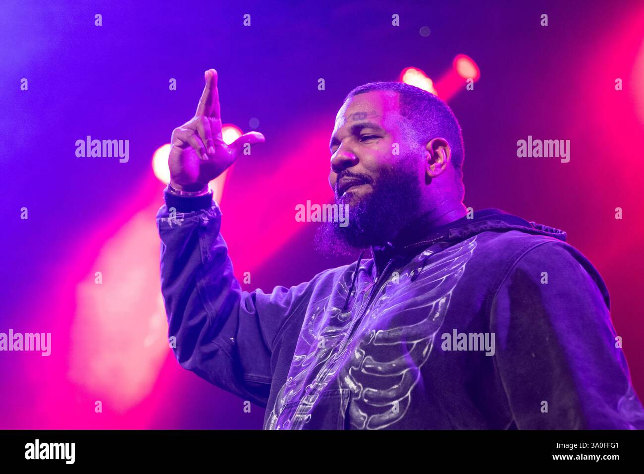 March 03, 2025. Lisbon, Portugal. North American Rap singer, The Game ...