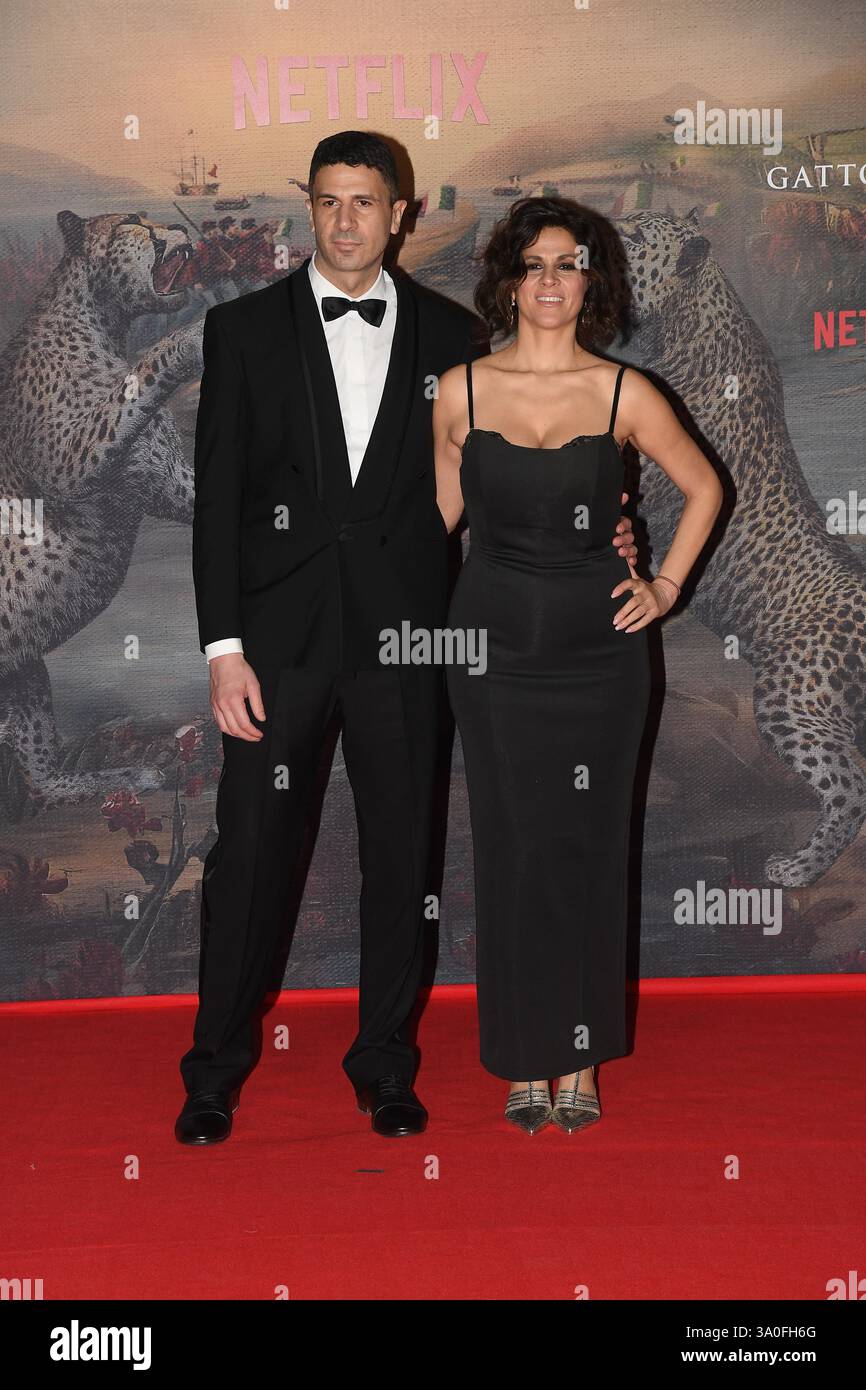 Rome, Italy. 03rd Mar, 2025. Rome, Teatro Dell'Opera Premiere of the Netflix series "The Leopard ...