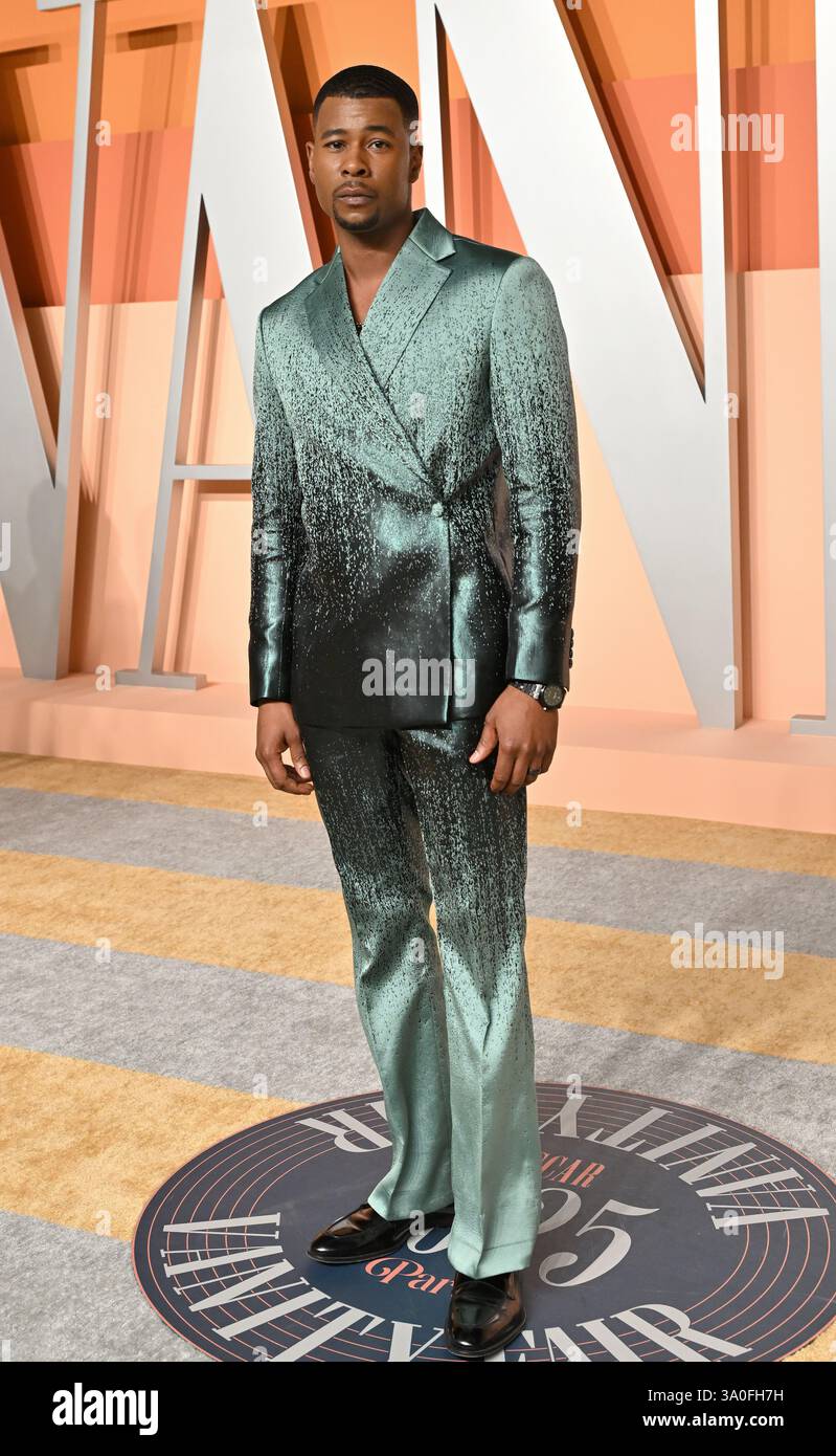 J. Alphonse Nicholson arriving at the Vanity Fair Oscar Party held at ...