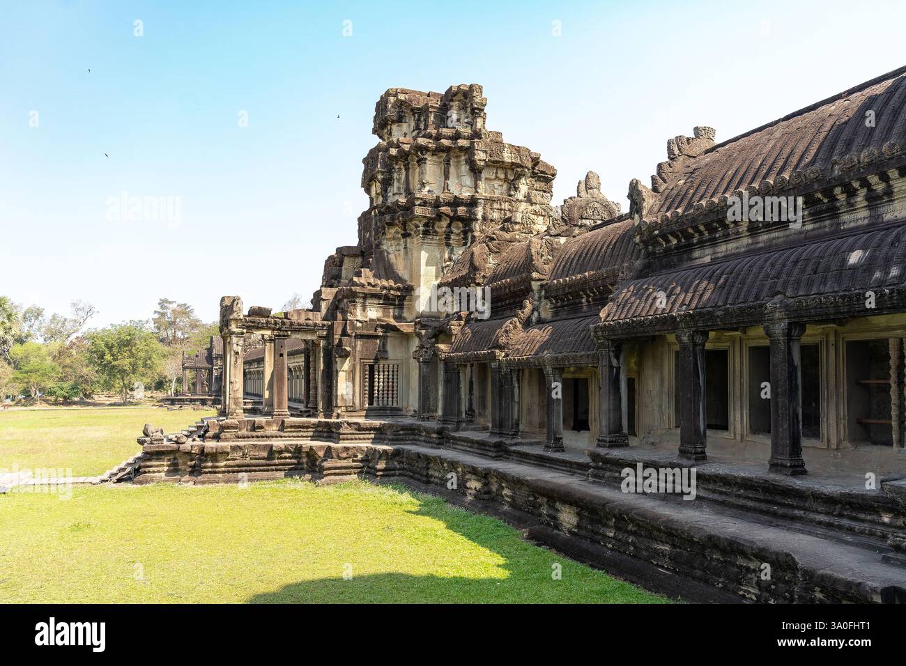 Angkor Wat complex, Ta Prohm Ancient Temple, Cambodia Stock Photo - Alamy