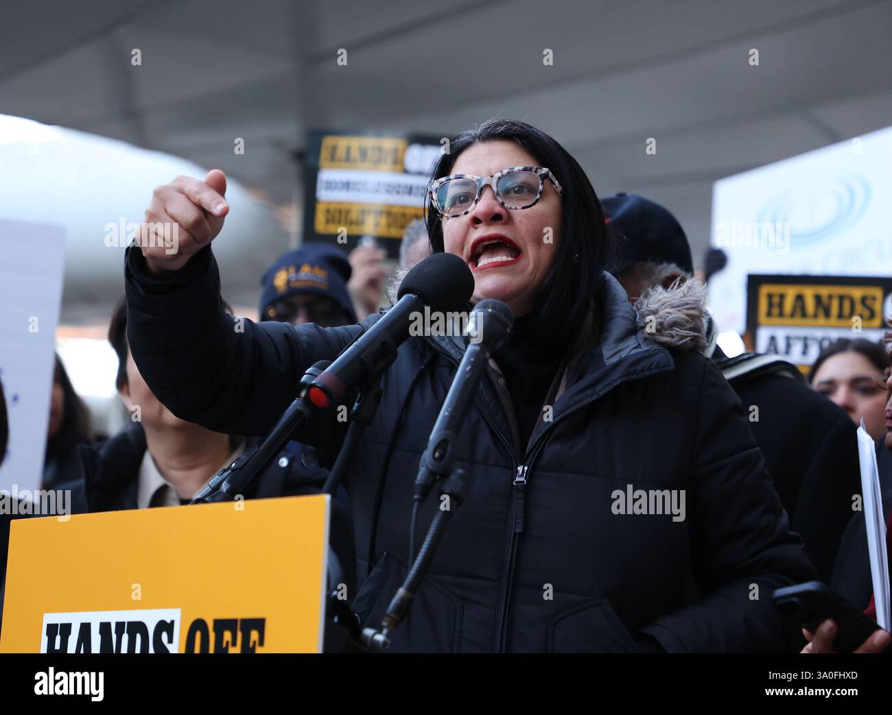 Washington Dc, Virginia, USA. 3rd Mar, 2025. Congresswoman Rashida ...