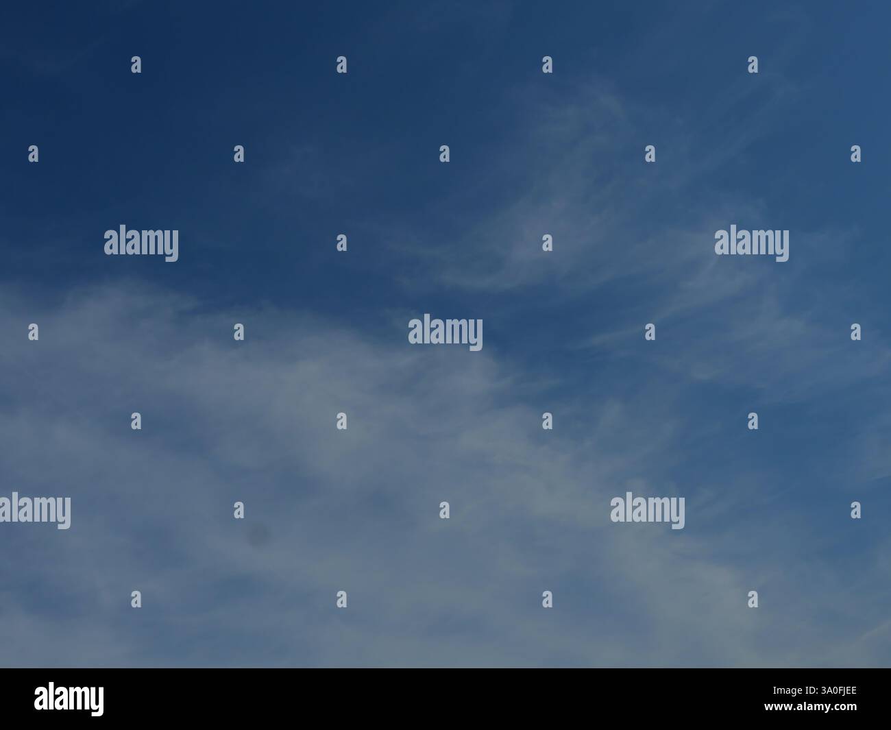 Stratus cloud on beautiful blue sky , Fluffy clouds formations at tropical zone , Thailand Stock ...