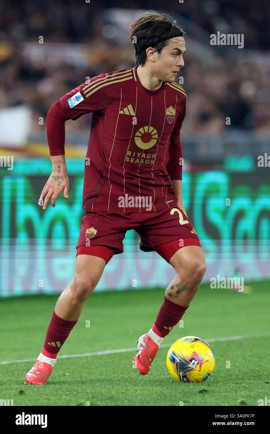 Paulo Dybala of Roma seen in action during Italian football championship Serie A Enilive 2024 ...