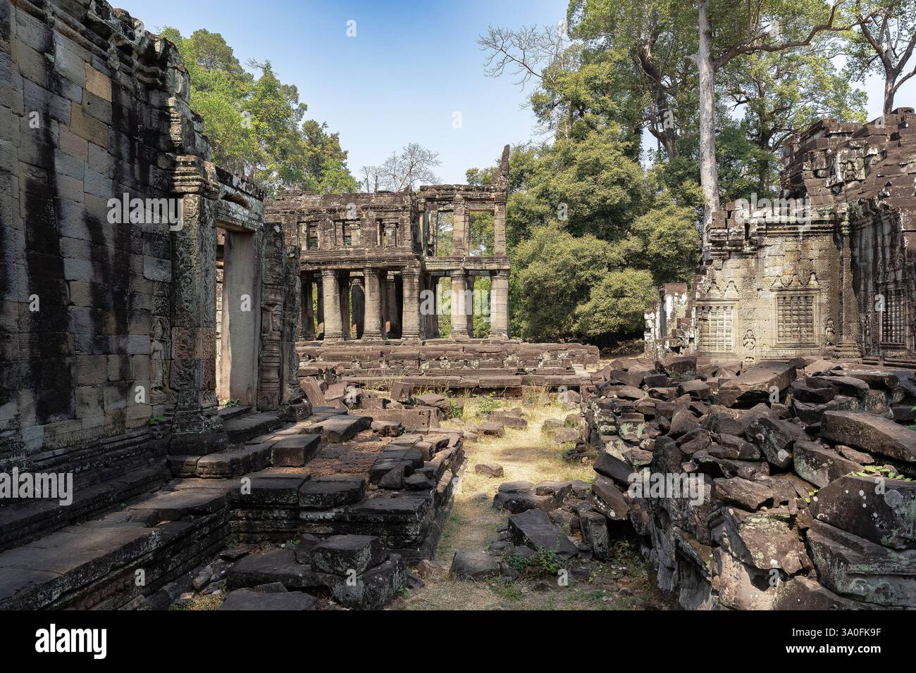 Ta Prohm Ancient Temple, Cambodia Stock Photo - Alamy