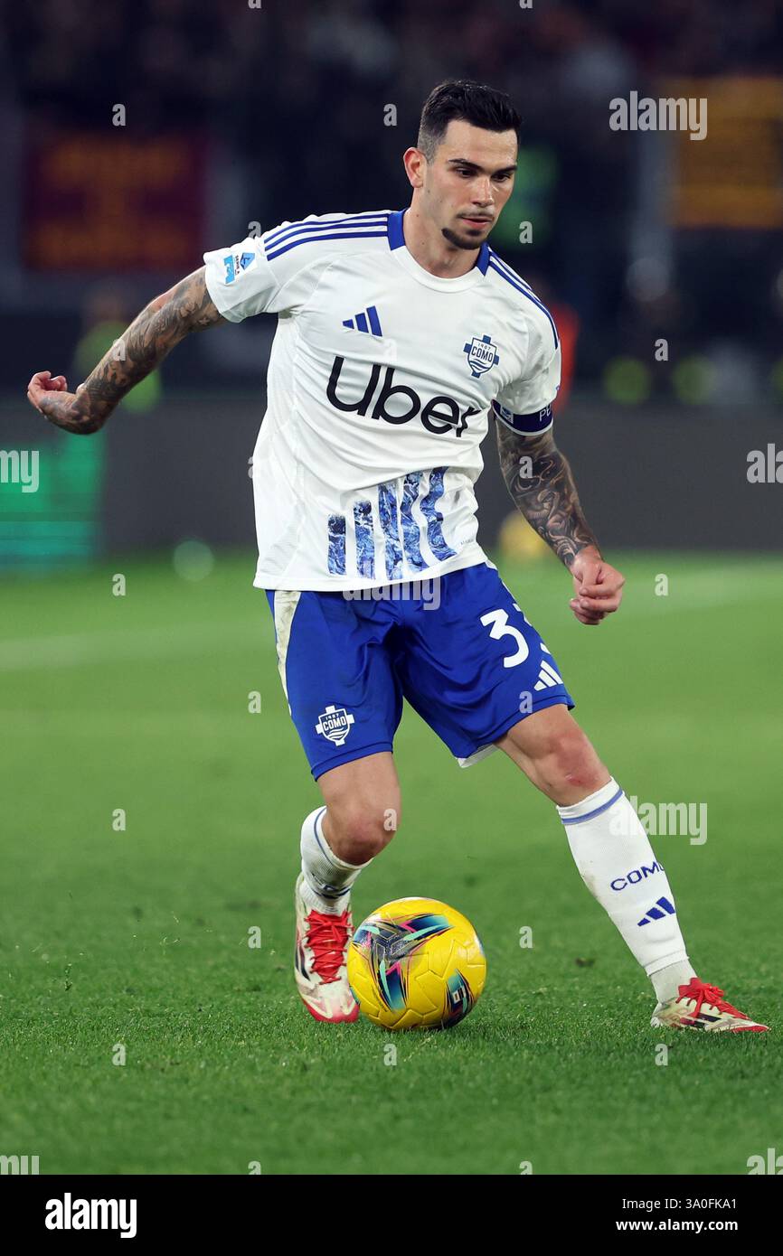 Rome, Italy. 02nd Mar, 2025. Lucas Cunha of Como seen in action during Italian football ...