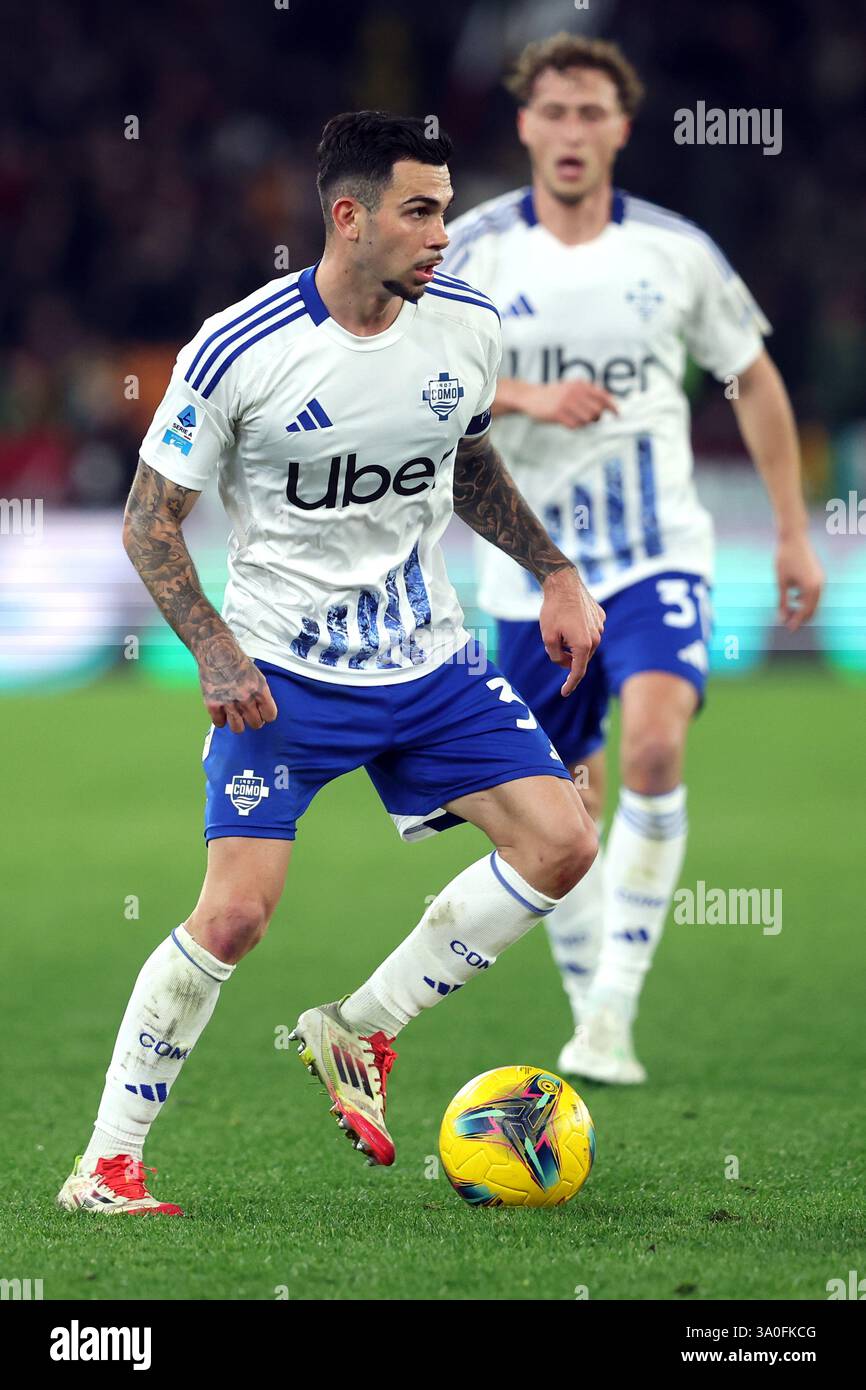 Rome, Italy. 02nd Mar, 2025. Lucas Cunha of Como seen in action during Italian football ...