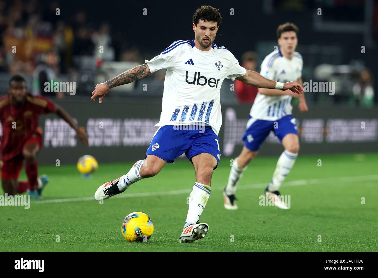 Rome, Italy. 02nd Mar, 2025. Patrick Cutrone of Como seen in action ...