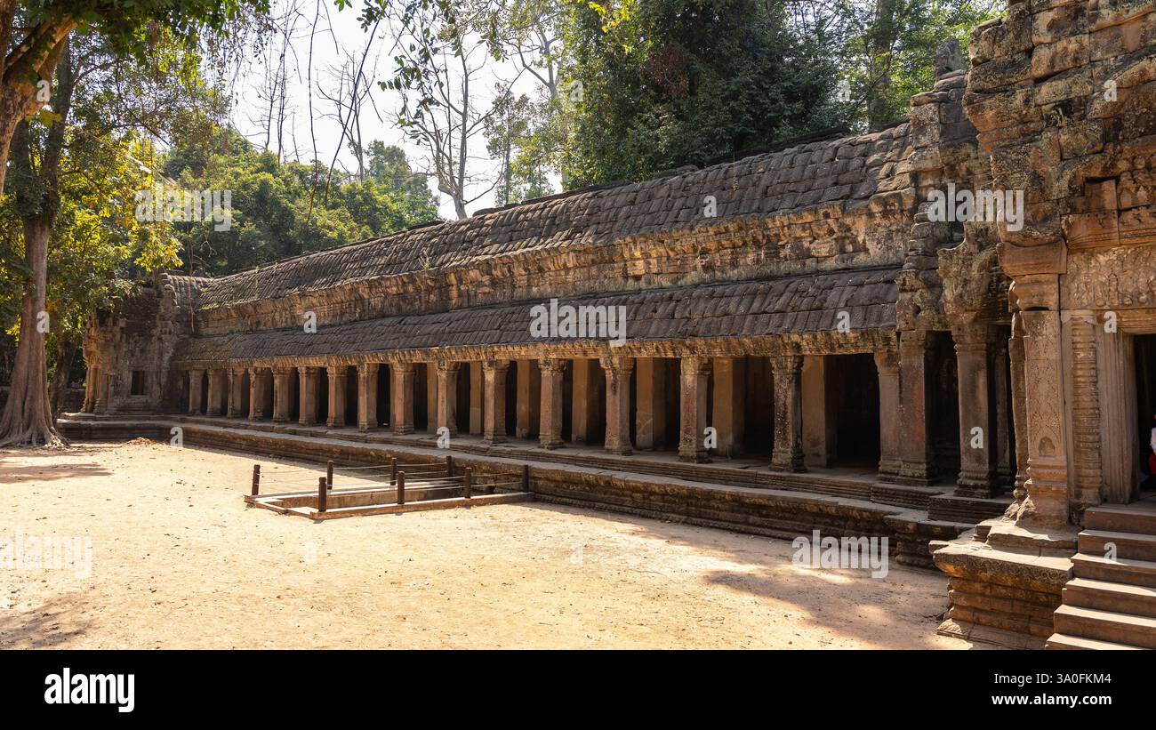Ta Prohm Ancient Temple, Cambodia Stock Photo - Alamy