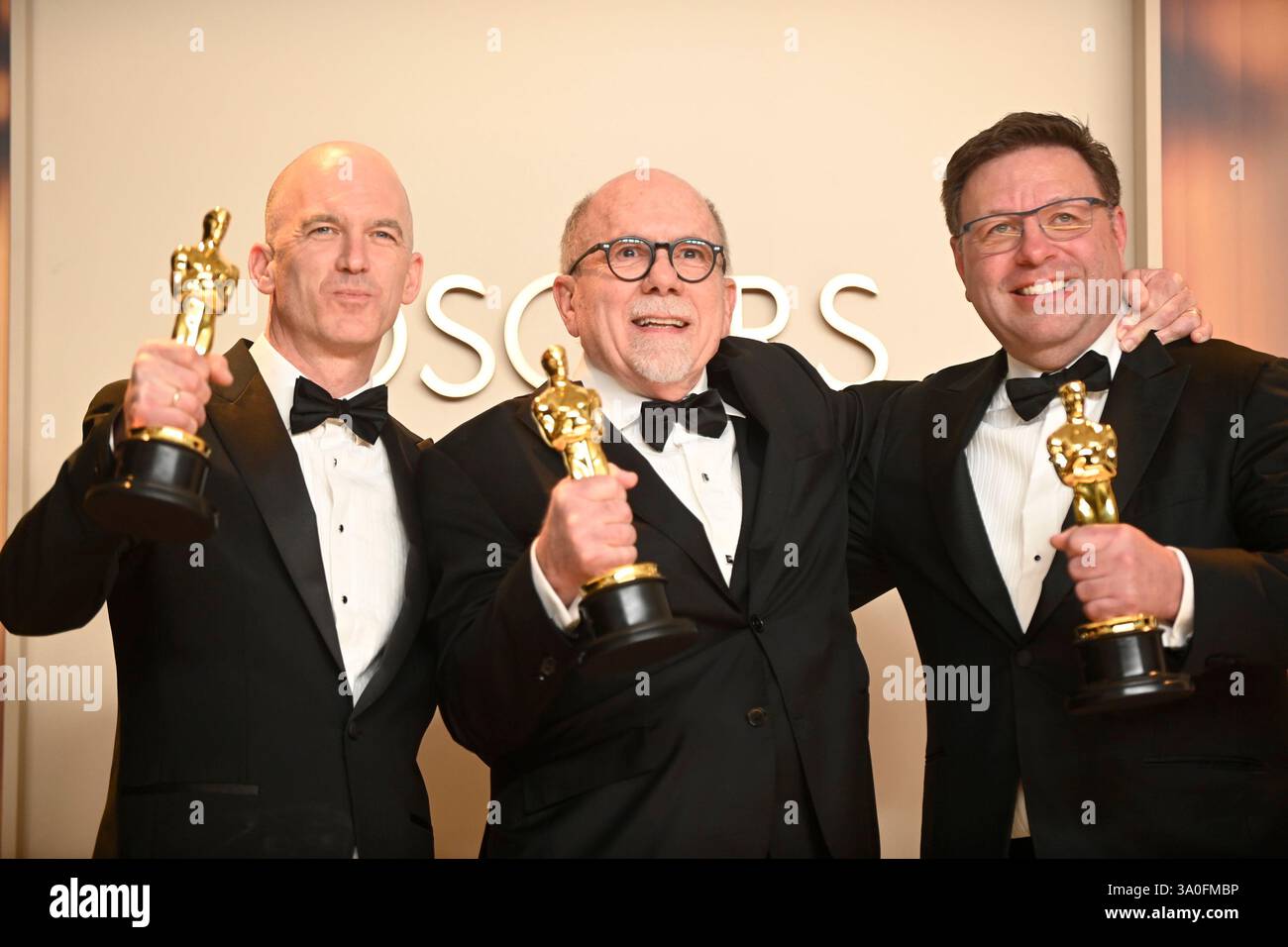 Hollywood, Ca. 2nd Mar, 2025. Gareth John, Richard King and Ron ...