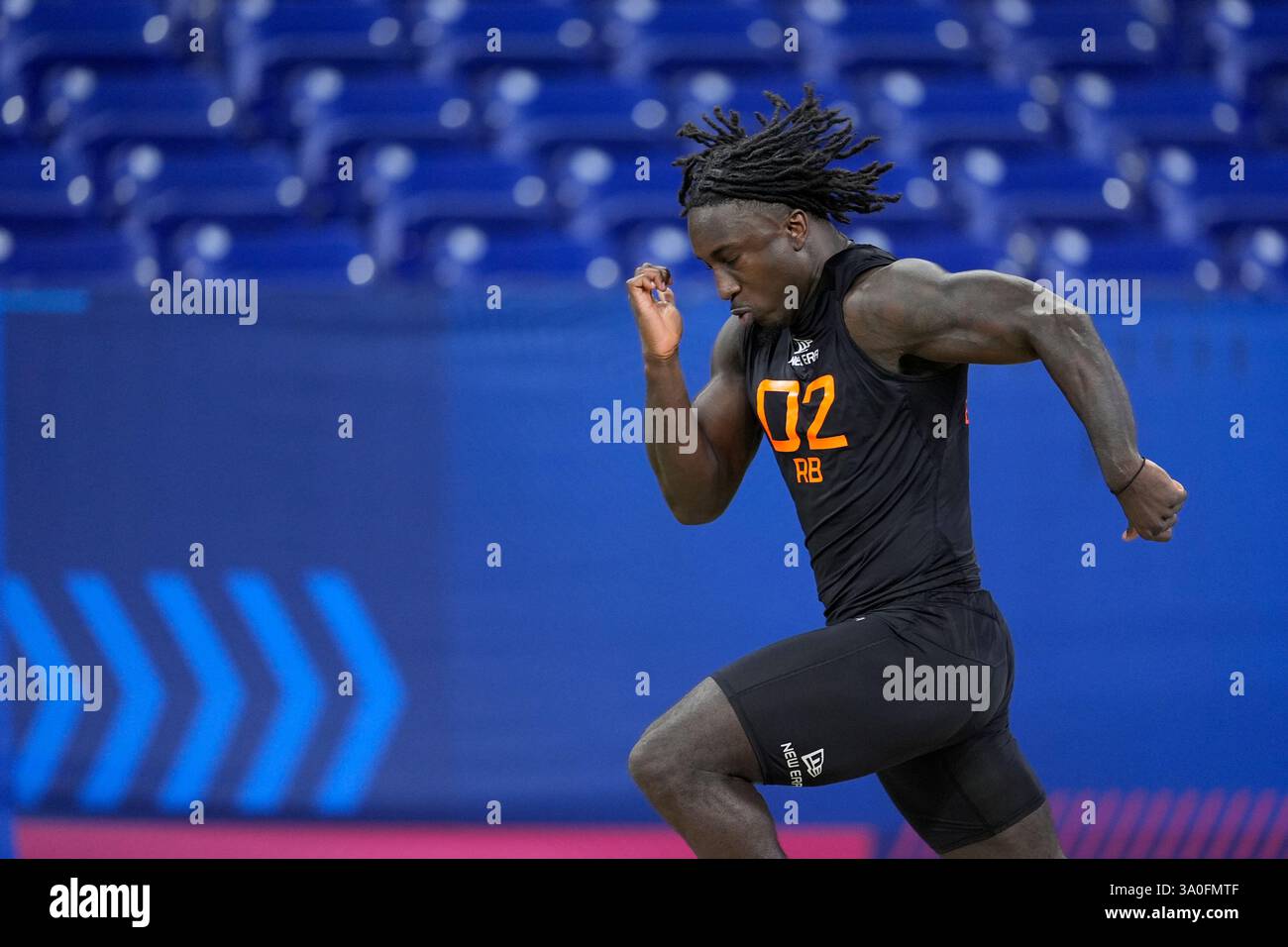 Mississippi running back Ulysses Bentley IV runs the 40-yard dash at ...