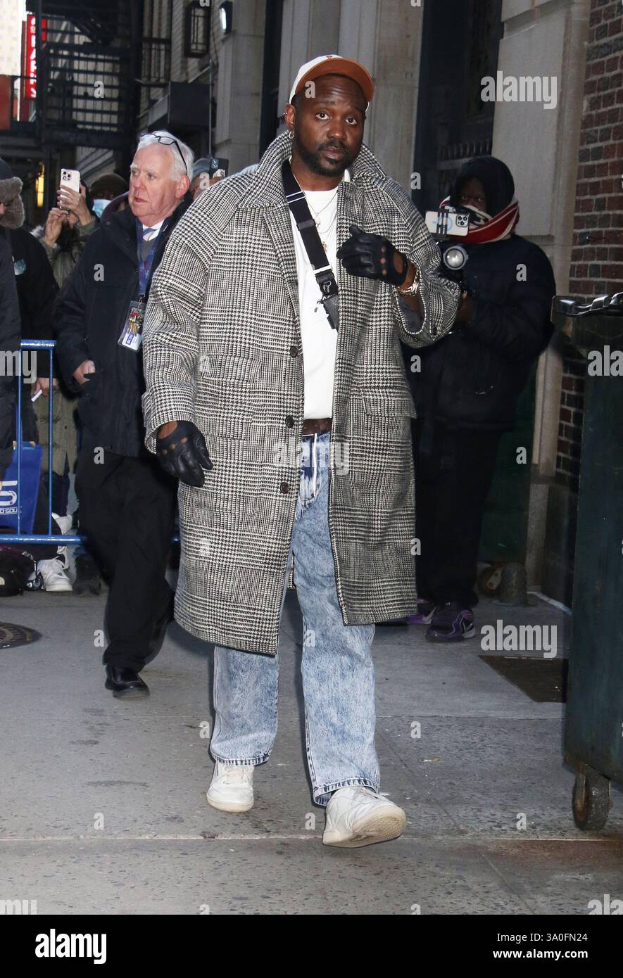 NEW YORK, NY- MARCH 3: Brian Tyree Henry at The Late Show with Stephen ...