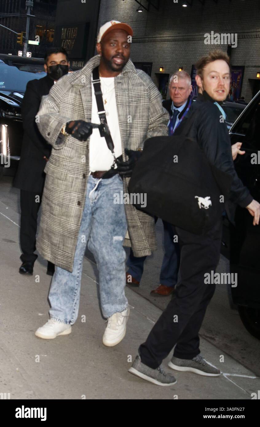 New York, NY, USA. 3rd Mar, 2025. Brian Tyree Henry at The Late Show ...