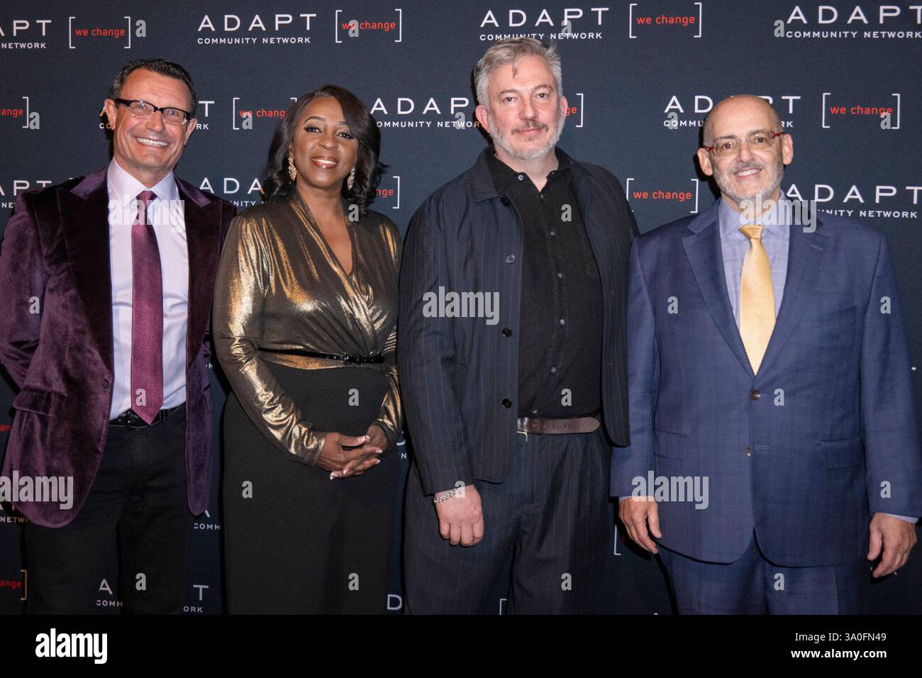 New York, USA. 03rd Mar, 2025. (L-R) Mark Greatrex, Cheryl Wills, Giles ...