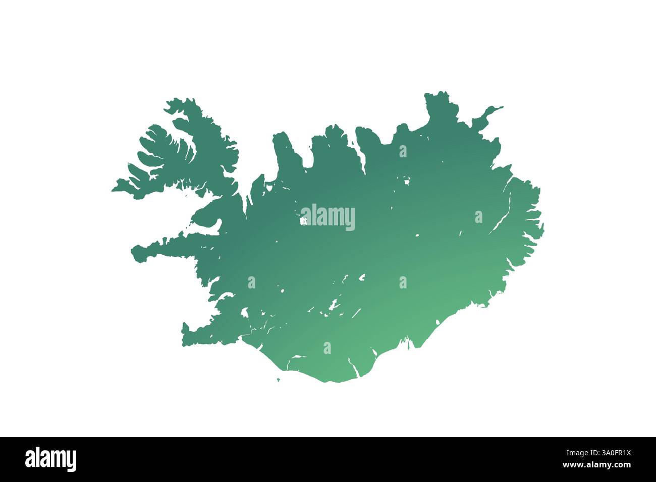 Map of Iceland, sign silhouette. World Map Globe. Vector Illustration ...