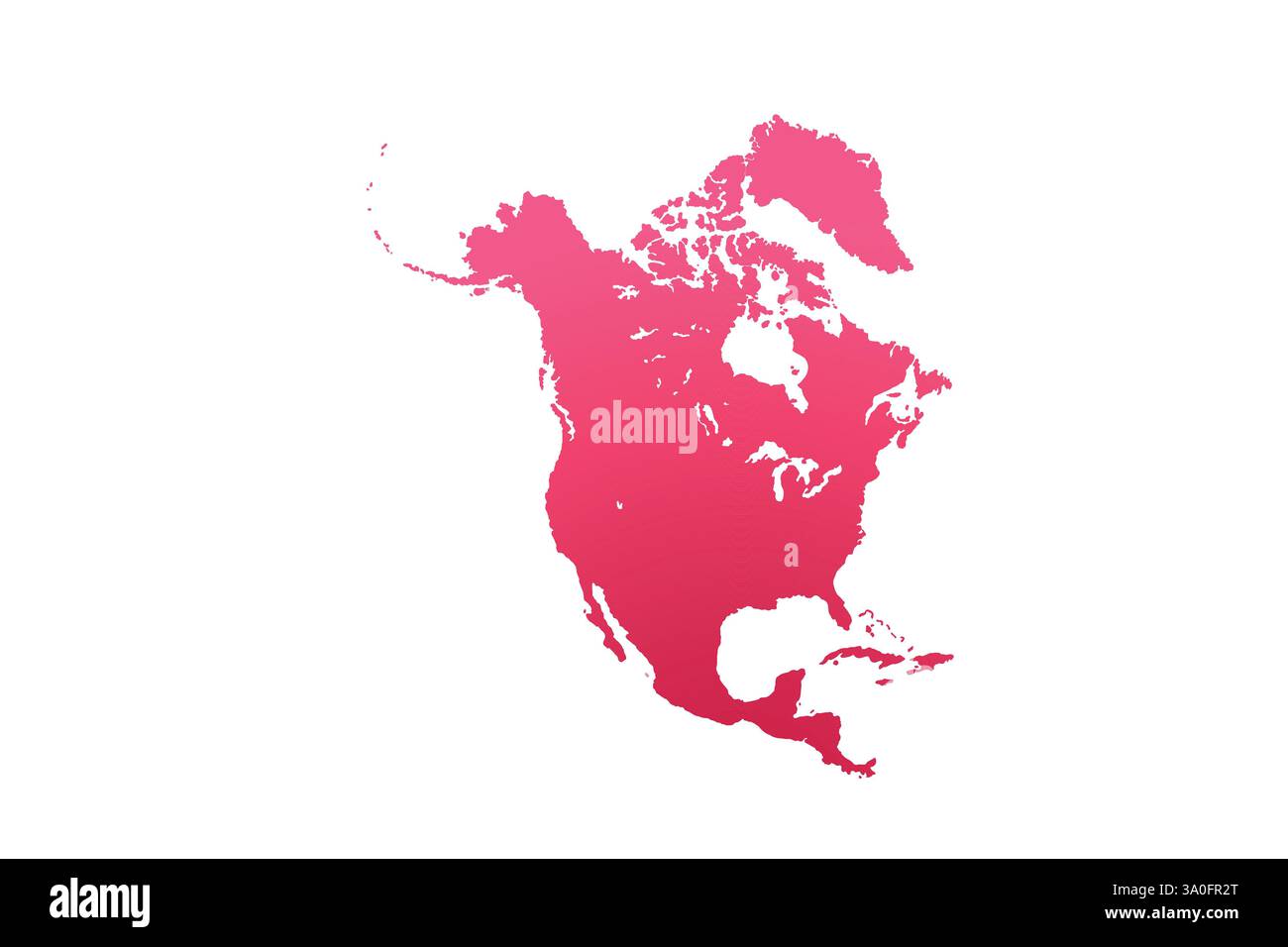 Map of North America, sign silhouette. World Map Globe. Vector ...
