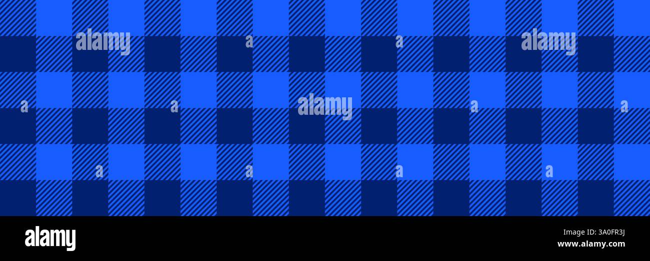 Deep blue gingham seamless pattern. Navy vichy background texture for ...