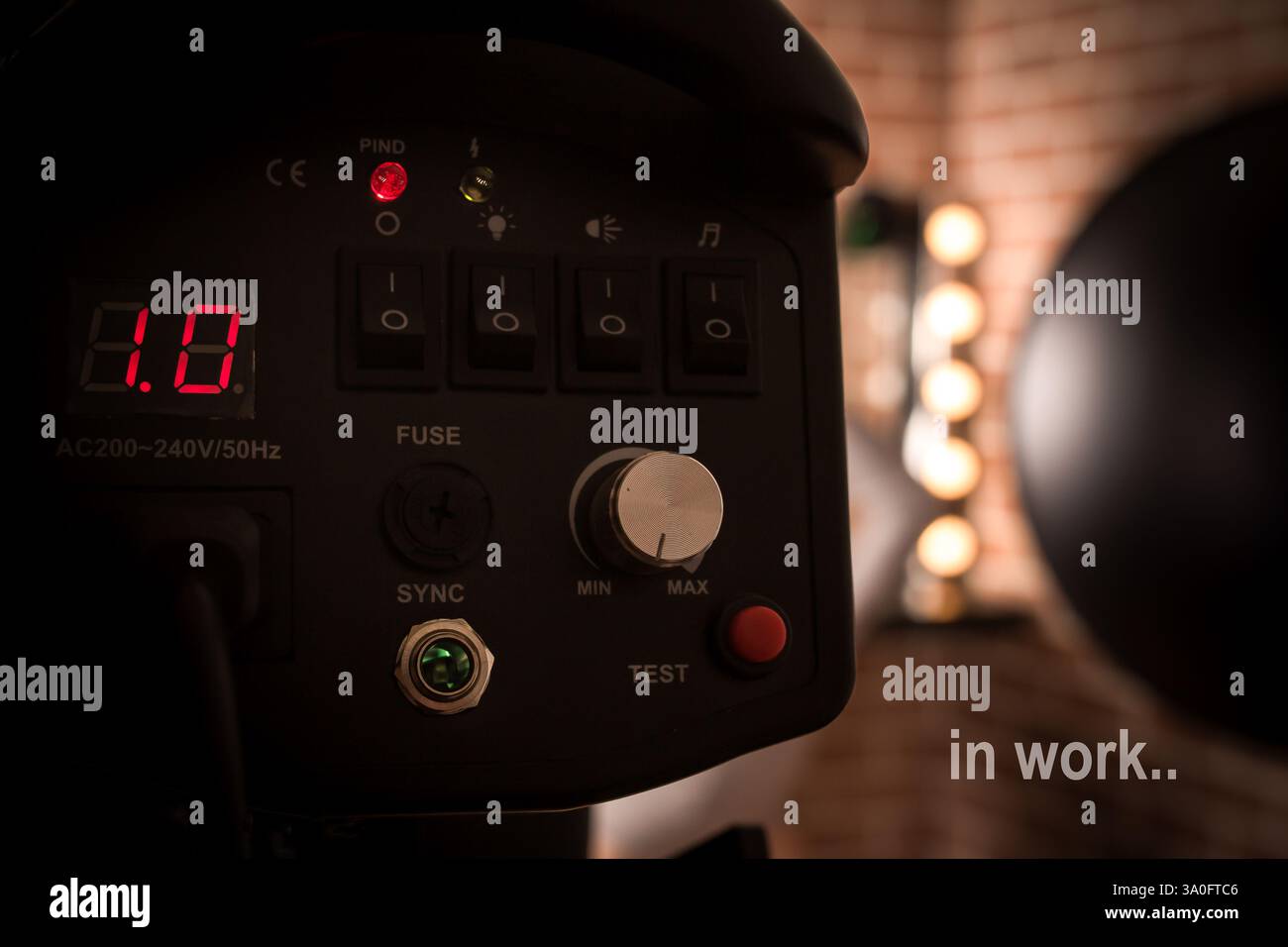 studio light control device Stock Photo - Alamy