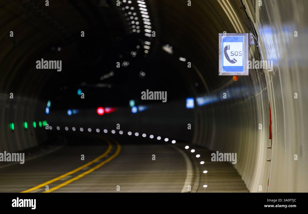 Kodersdorf, Germany. 28th Feb, 2025. Signs for the escape route and the ...