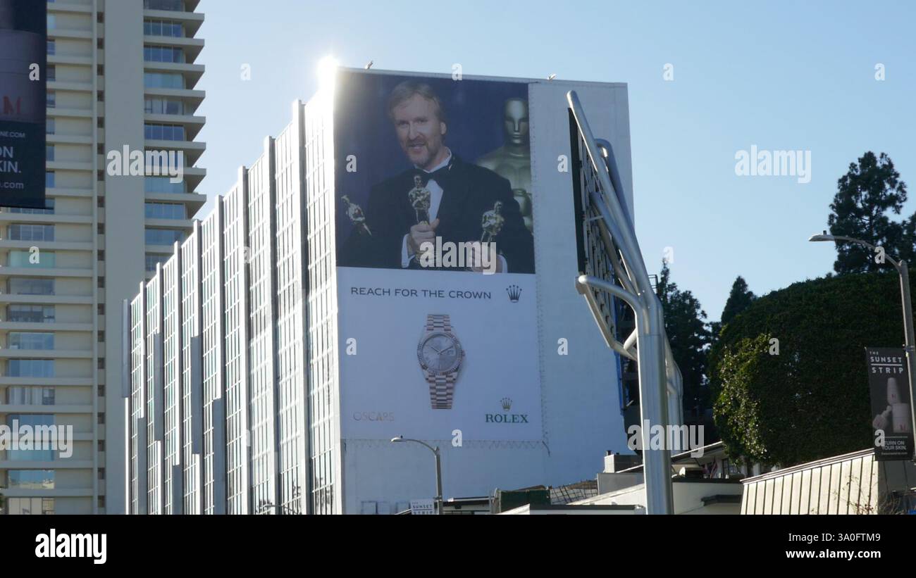 Los Angeles, California, USA 3rd March 2025 Rolex Watches Oscars Movies ...