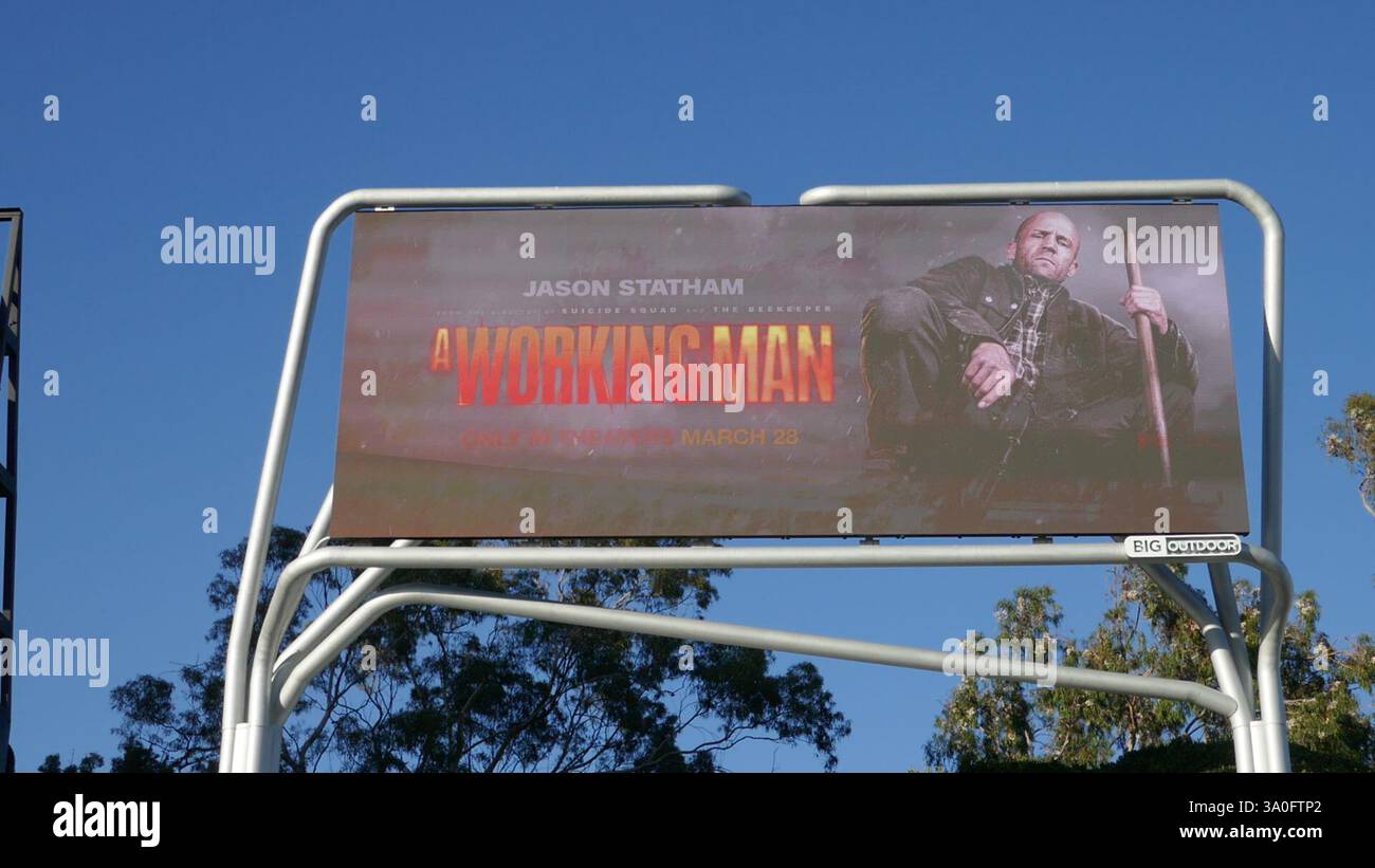 Los Angeles, California, USA 3rd March 2025 Jason Statham A Working Man ...