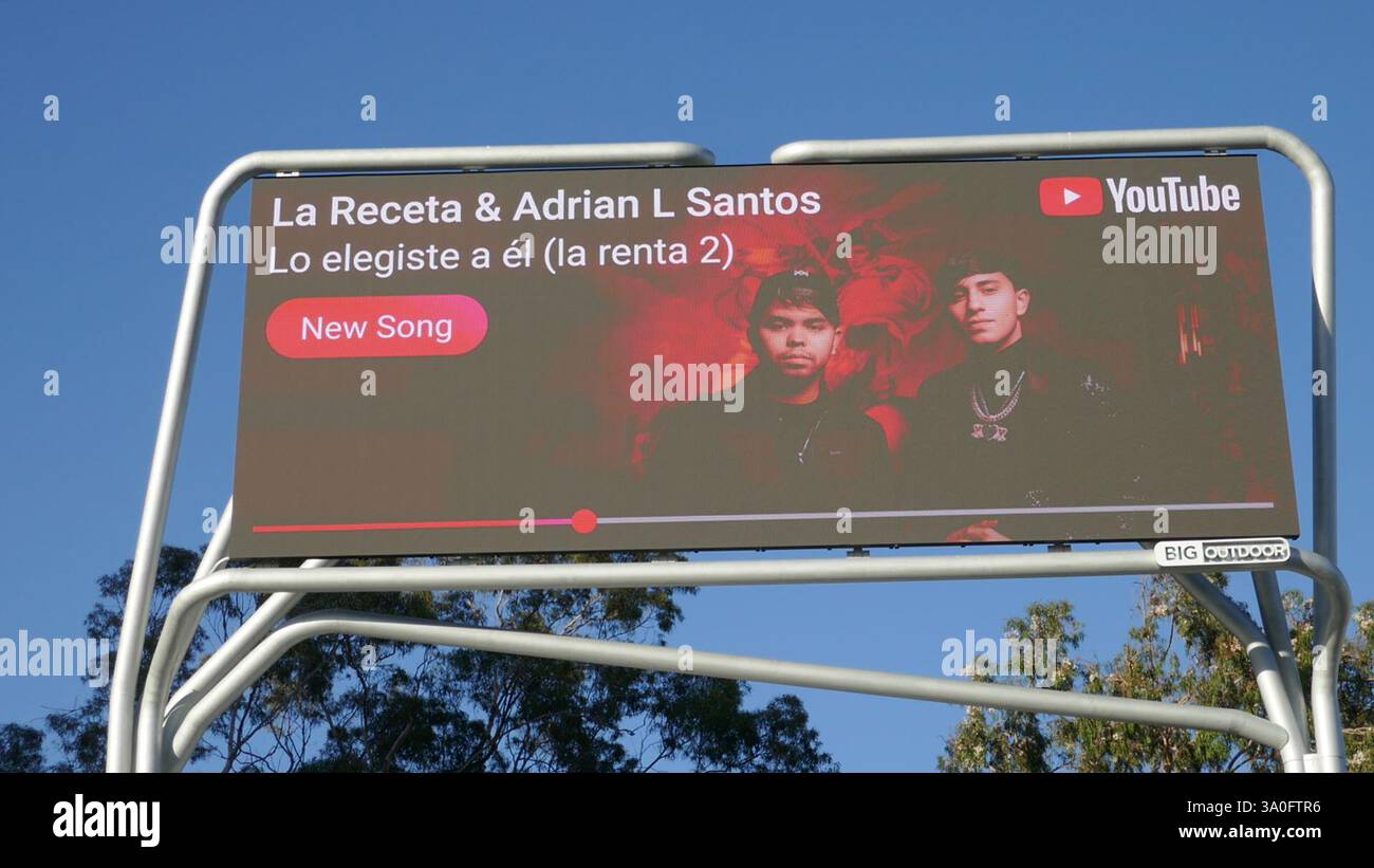 Los Angeles, California, USA 3rd March 2025 La Receta & Adrian L ...