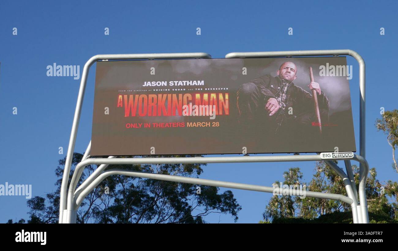 Los Angeles, California, USA 3rd March 2025 Jason Statham A Working Man ...