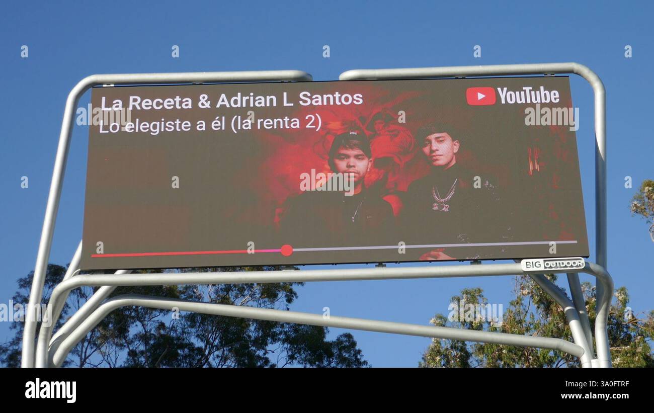 Los Angeles, California, USA 3rd March 2025 La Receta & Adrian L ...