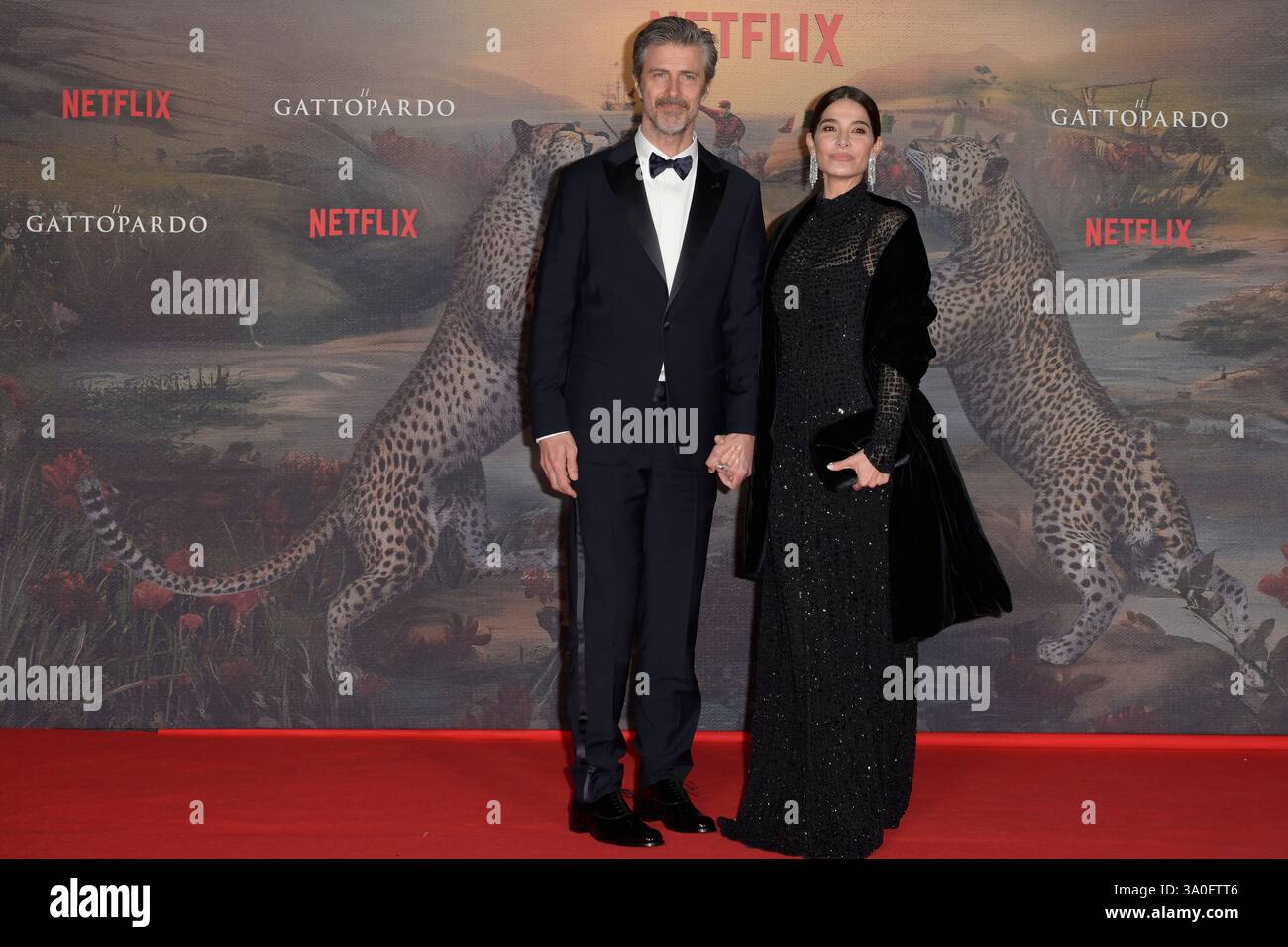 Rome, Italy. 03rd Mar, 2025. Kim Rossi Stuart (l) and Ilaria Spada (r ...