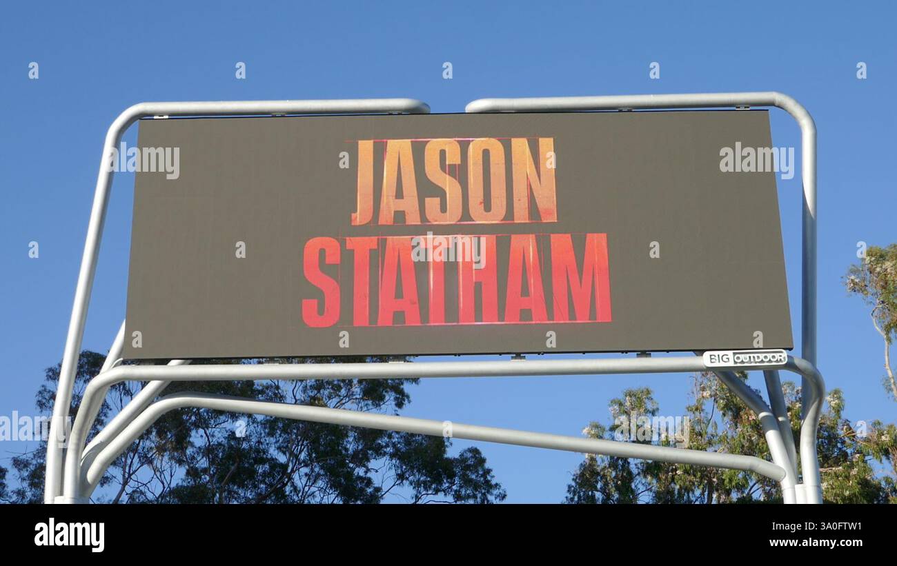 Los Angeles, California, USA 3rd March 2025 Jason Statham A Working Man ...
