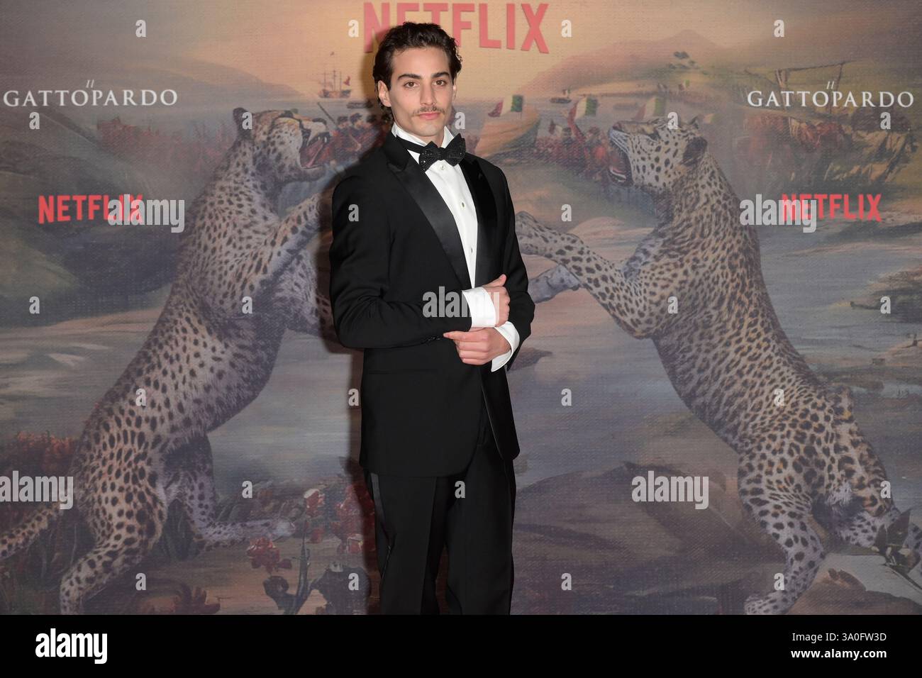 Alberto Dino Rossi attends the red carpet of Netflix tv series "Il ...