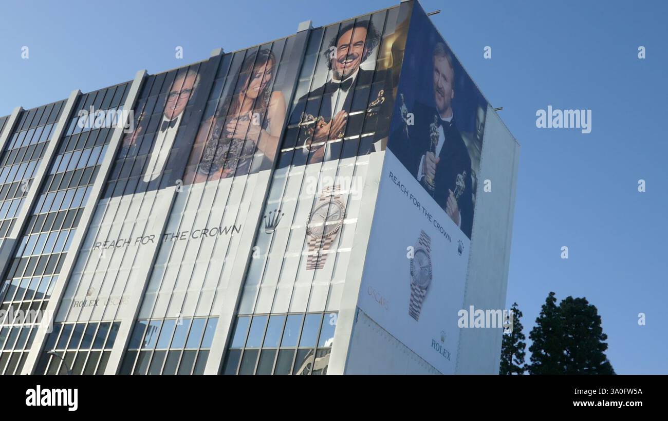 Los Angeles, California, USA 3rd March 2025 Rolex Watches Oscars Movies ...