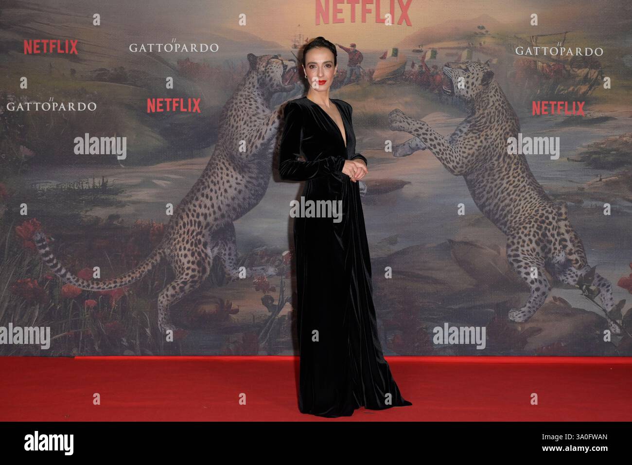 Rome, Italy. 03rd Mar, 2025. Astrid Meloni attends the red carpet of ...
