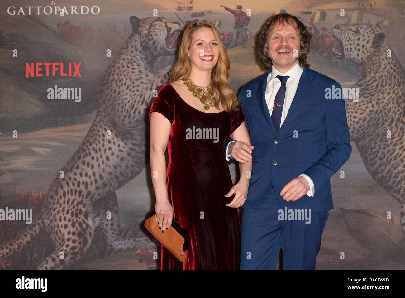 Rome, Italy. 03rd Mar, 2025. Charlotte Riley (l) and Tom Shankland (r ...
