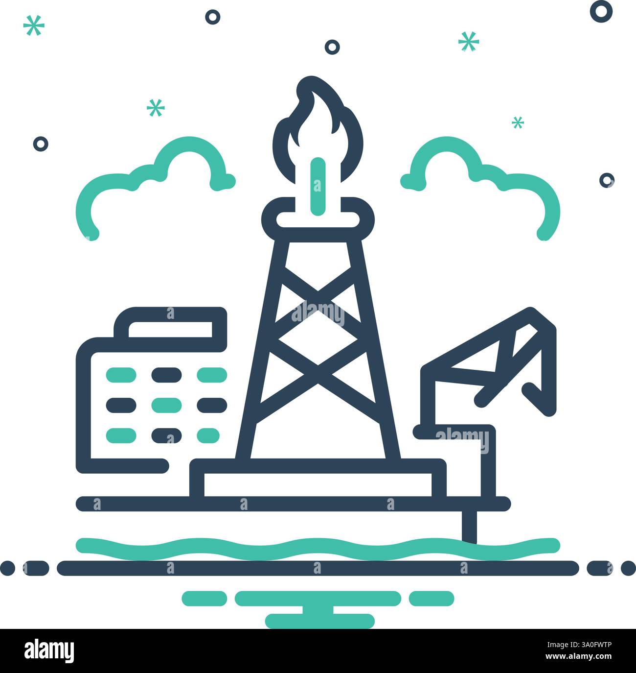 Air pollution oil petroleum Stock Vector Images - Alamy