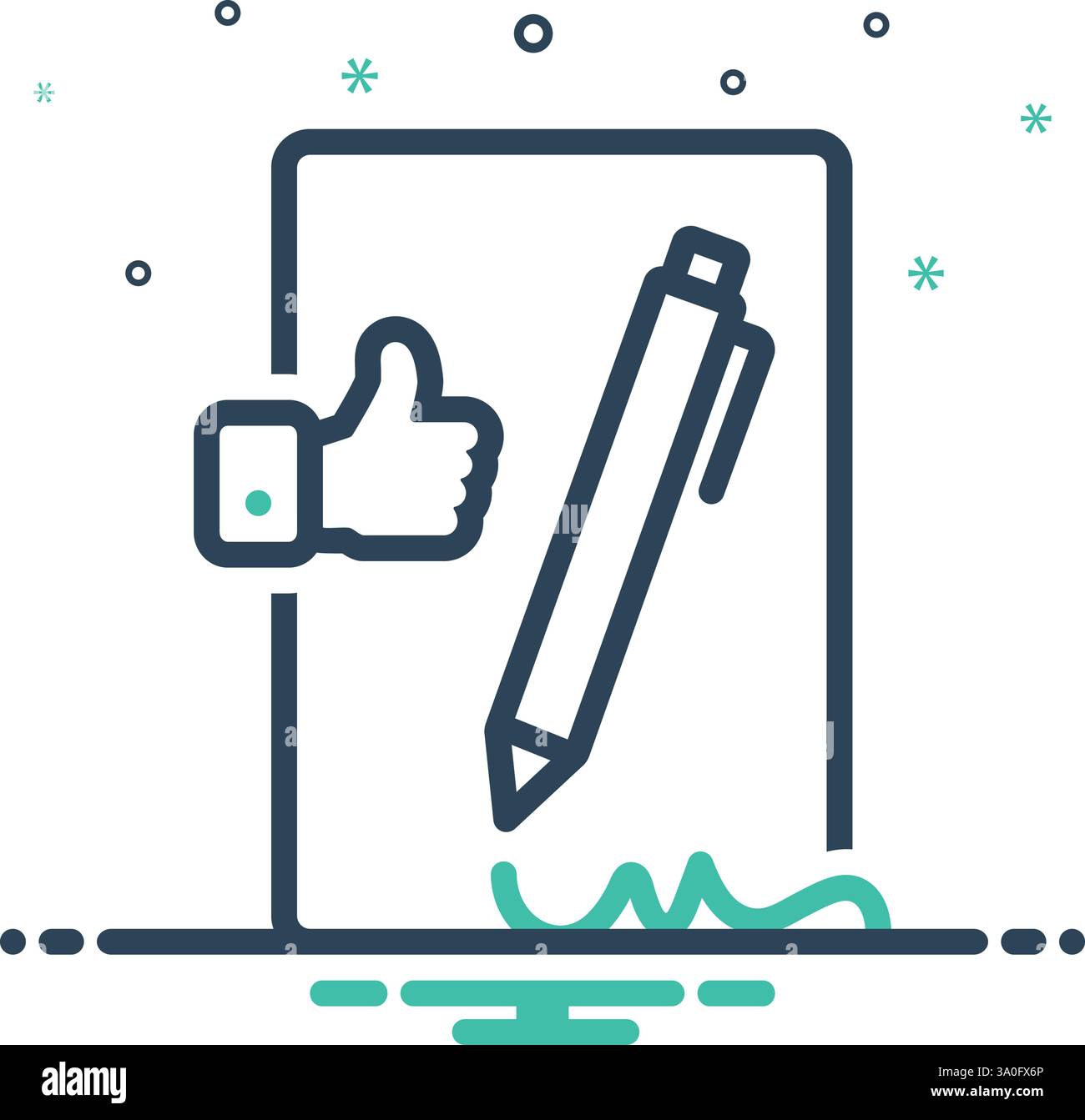 Autograph endorsement Stock Vector Images - Alamy